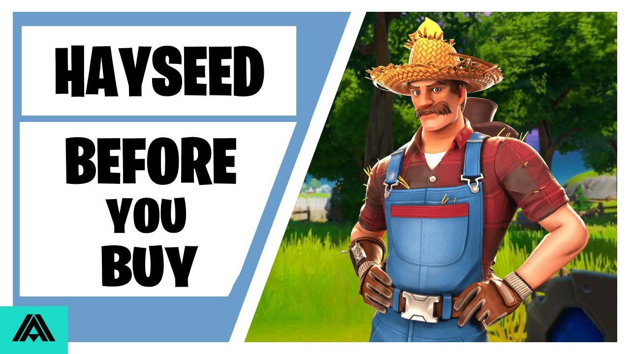 Fortnite Hayseed Skin Gameplay - YouTube