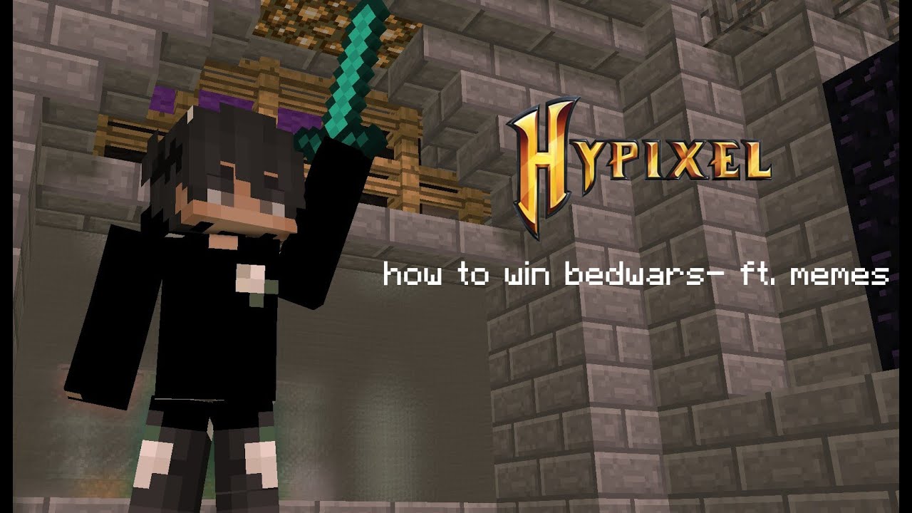 how to win minecraft bedwars- ft. memes - YouTube