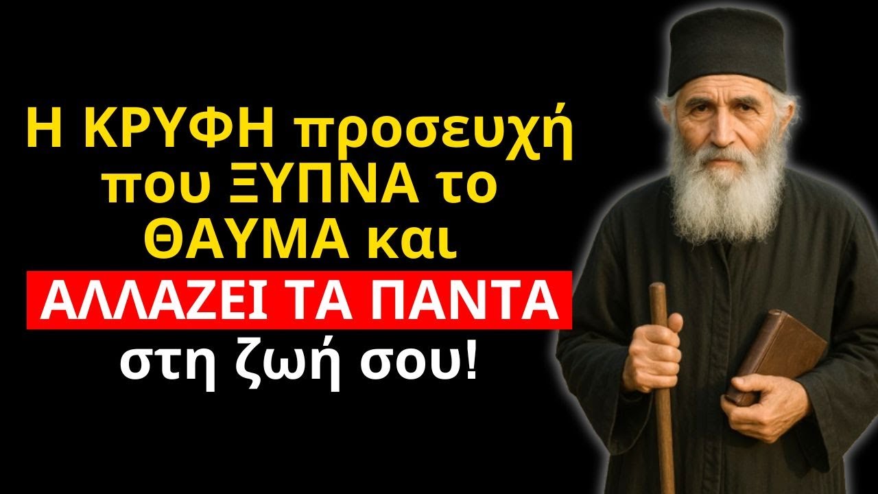 Όταν η ελπίδα ΣΒΗΝΕΙ… αυτή η προσευχή ΑΝΑΒΕΙ το ΘΑΥΜΑ στη ζωή σου ...