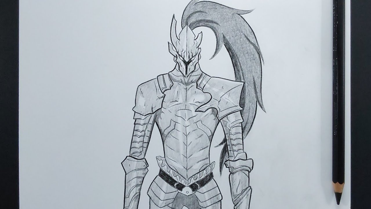 How To Draw Igris Solo Leveling Step By Step || Easy Anime Drawing ...