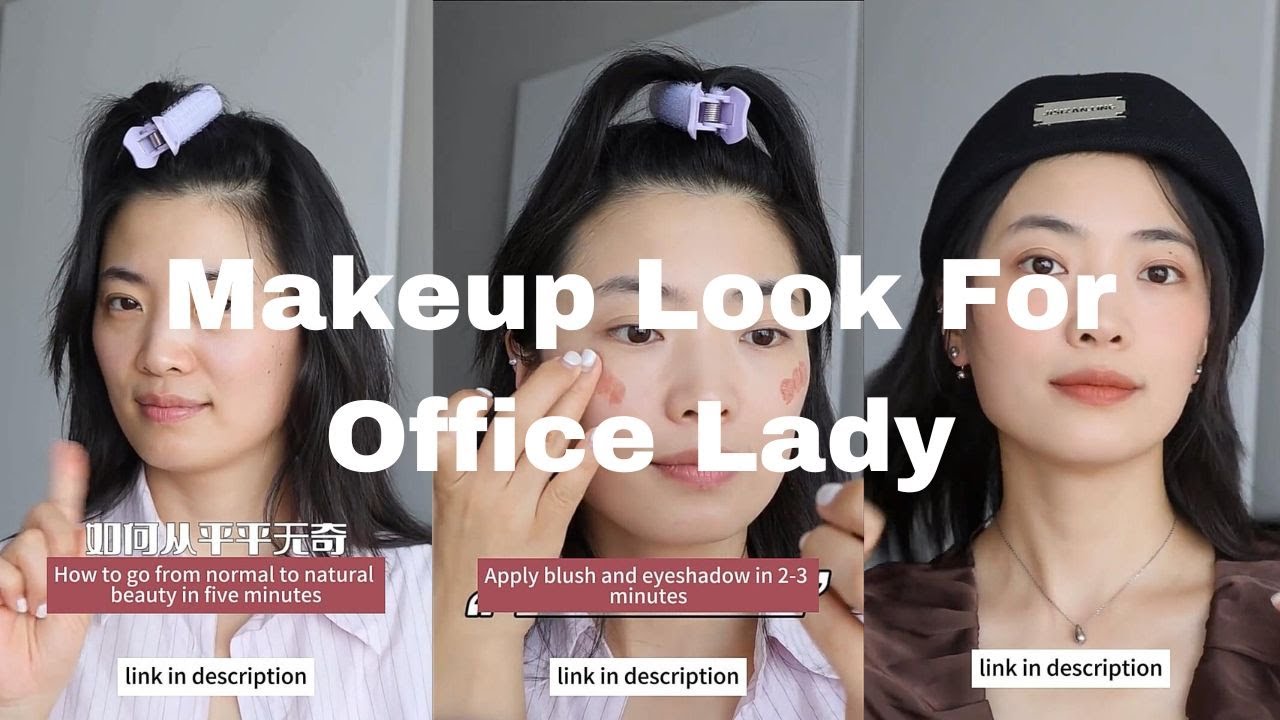 Makeup Tutorial For Office Lady, 8 AM Makeup Look, Commuting Makeup ...