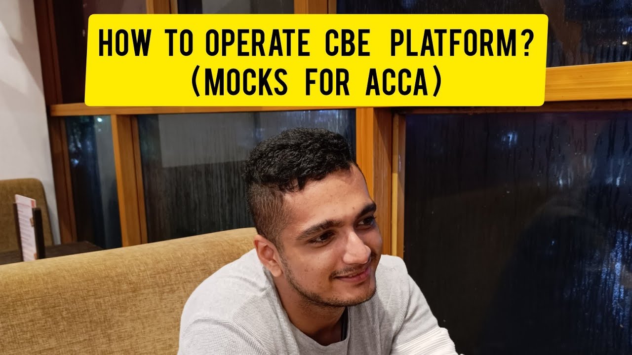 ACCA: How to operate CBE Platform. For giving ACCA Mock papers. @acca ...