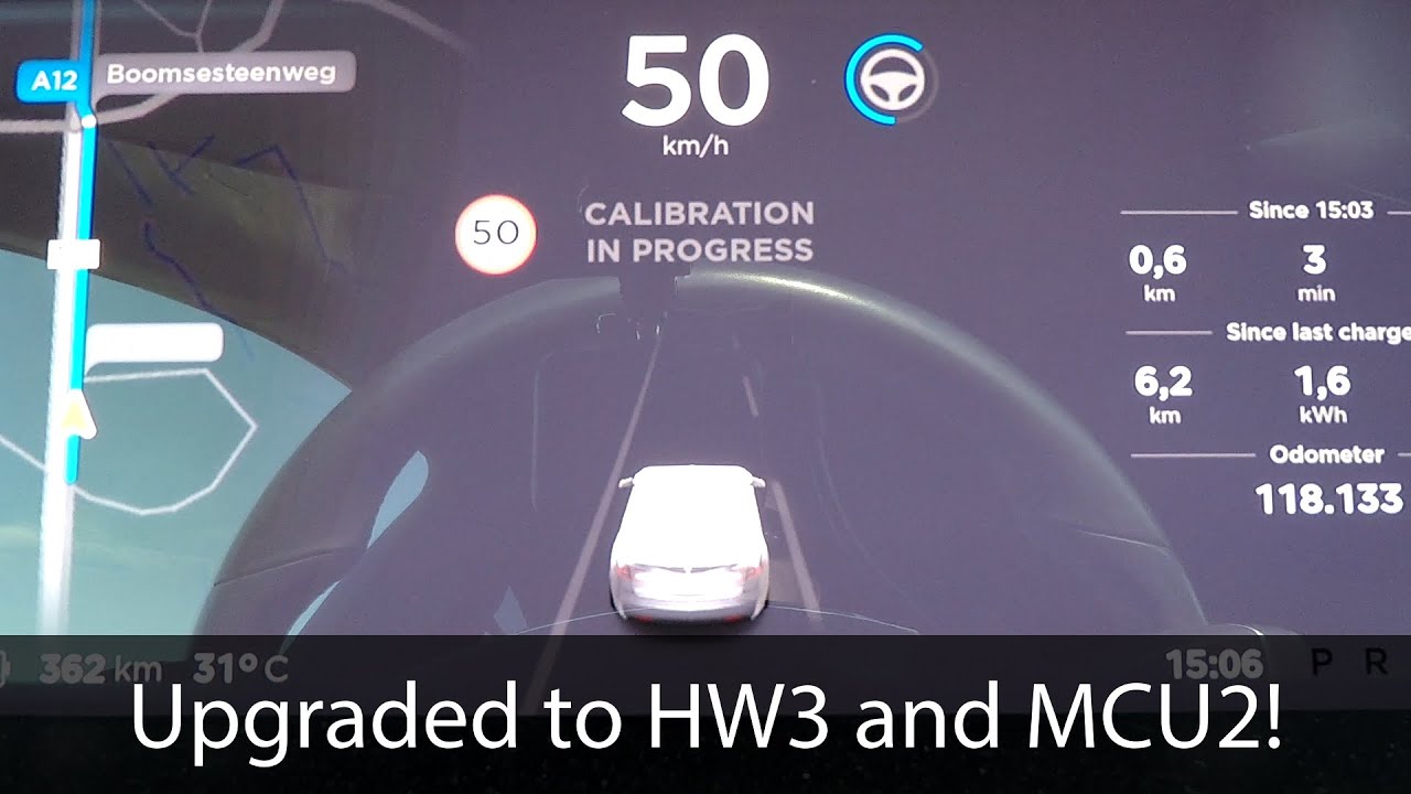 Got the FSD and MCU2 upgrade installed today. What a difference! - YouTube