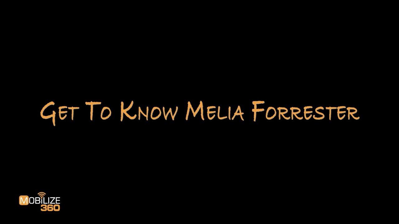 Get To Know Melia Forrester - YouTube