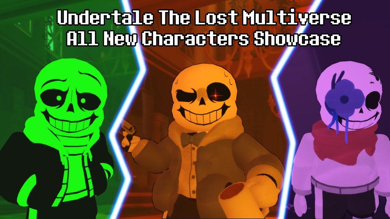 UPDATE!!! Undertale The Lost Multiverse All New Characters Showcase ...
