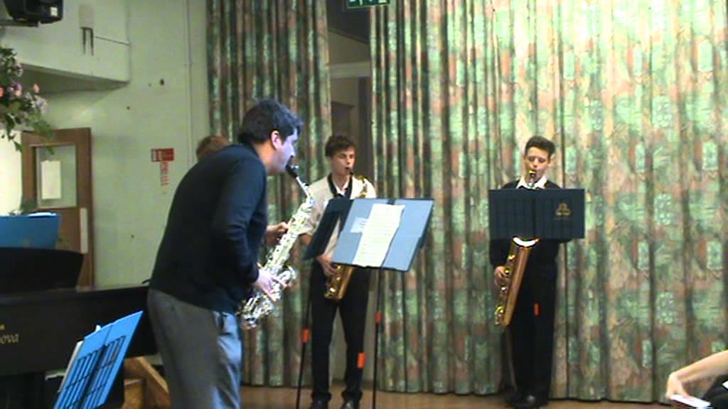 The Simpsons theme tune as performed by Blackwood Comprehensive School ...