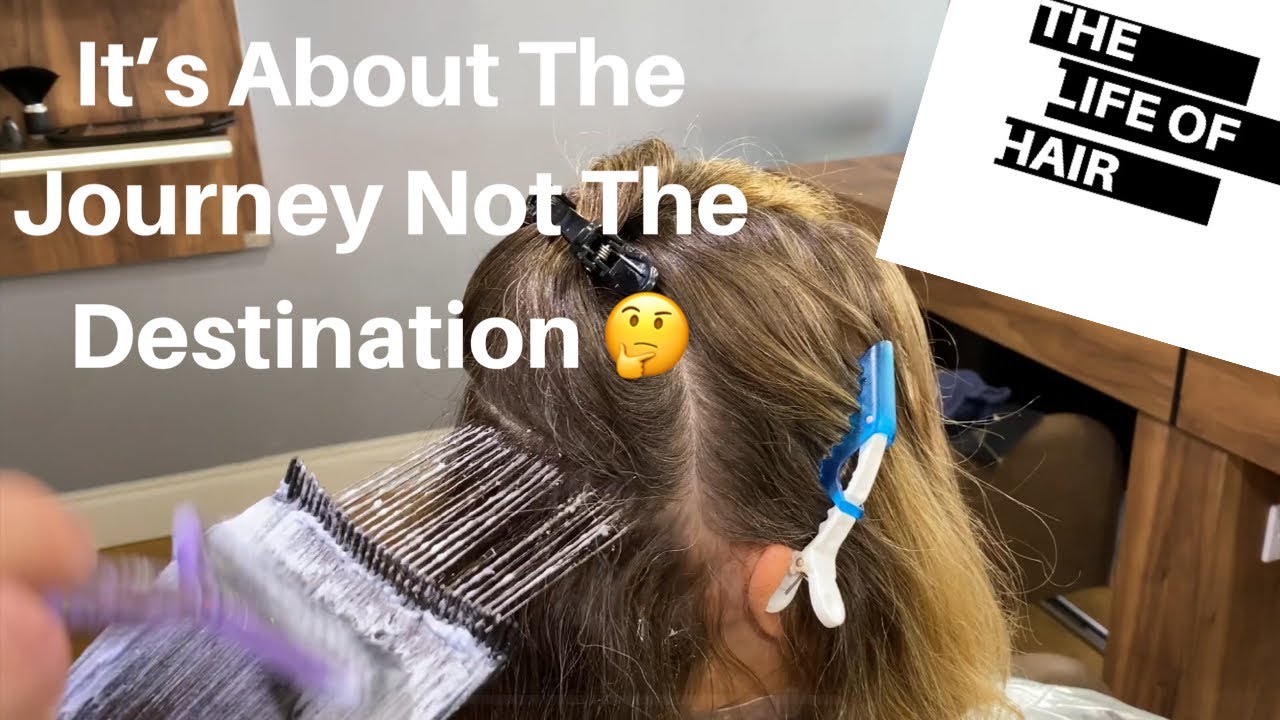 How To Blend Out Hair Highlights With Balayage Highlights Quick and ...