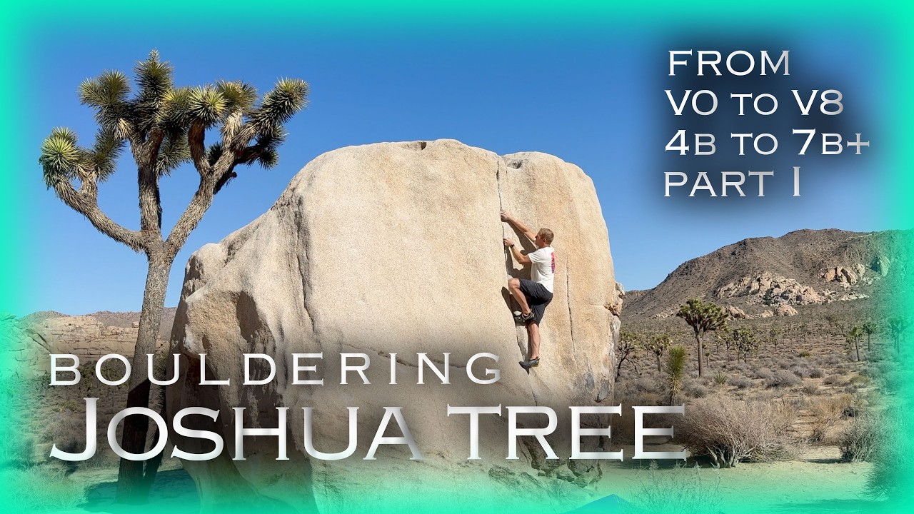 Joshua Tree Nationalpark Bouldering from V0 to V8 (4b to 7b+), part of ...