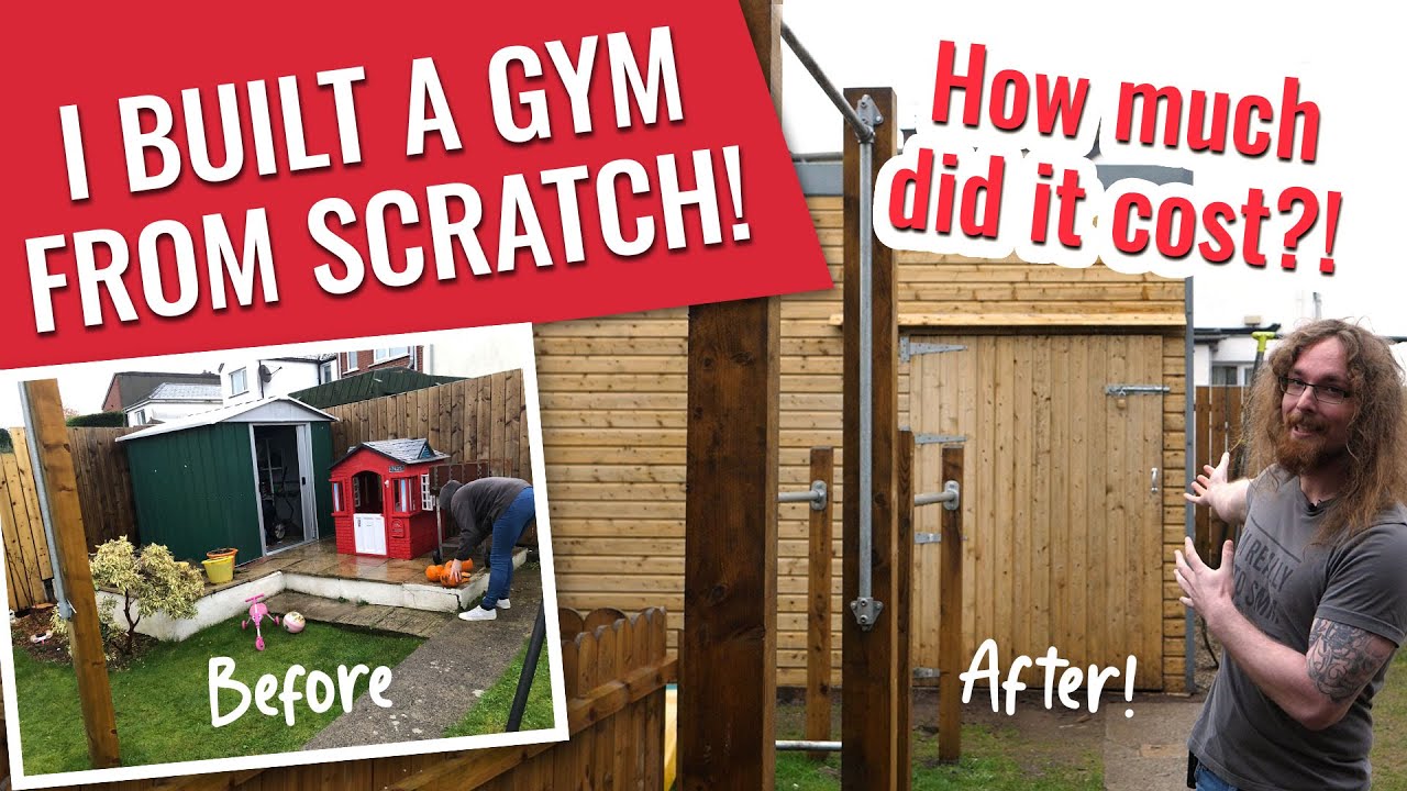 I Built A Gym From Scratch // Building a Home Gym Vlog - YouTube