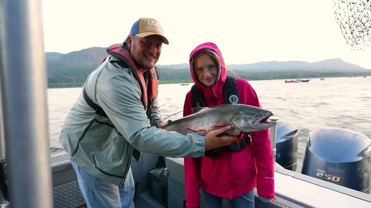 Fall Chinook on the Columbia River using VIP 3.5 Spinners, Brads Super ...