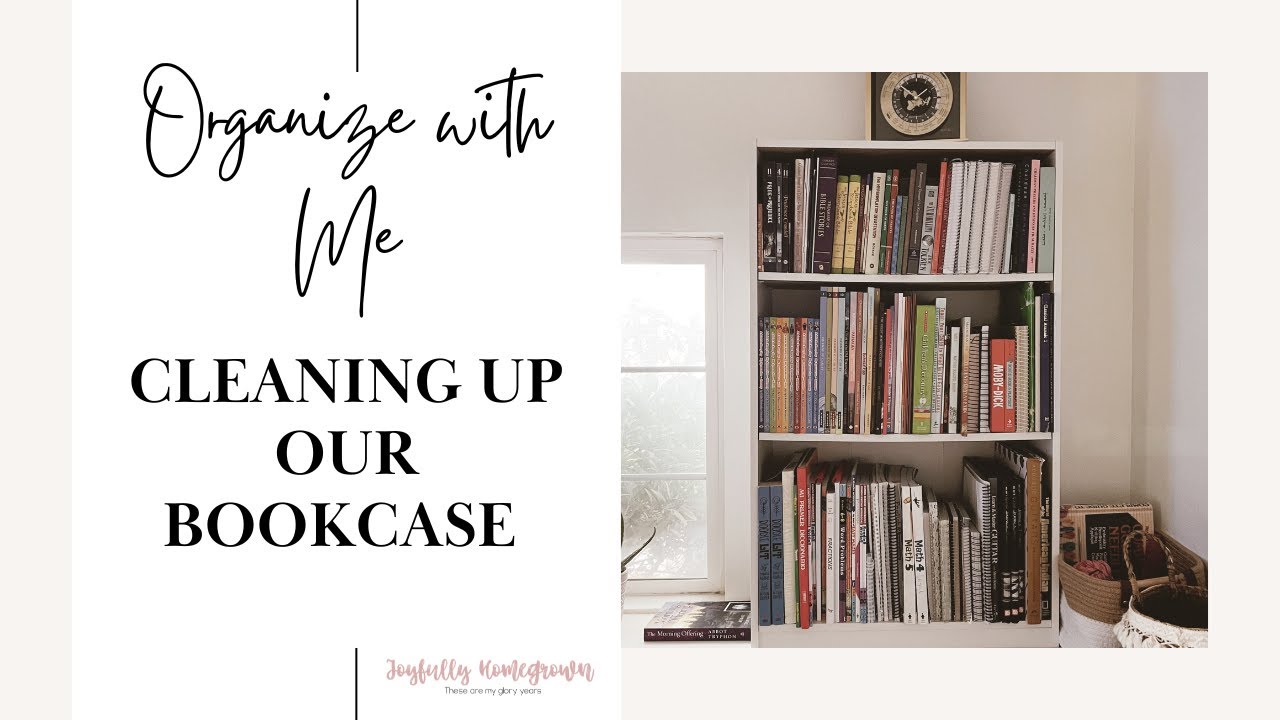 Clean with Me | Decluttering the Bookcase - YouTube