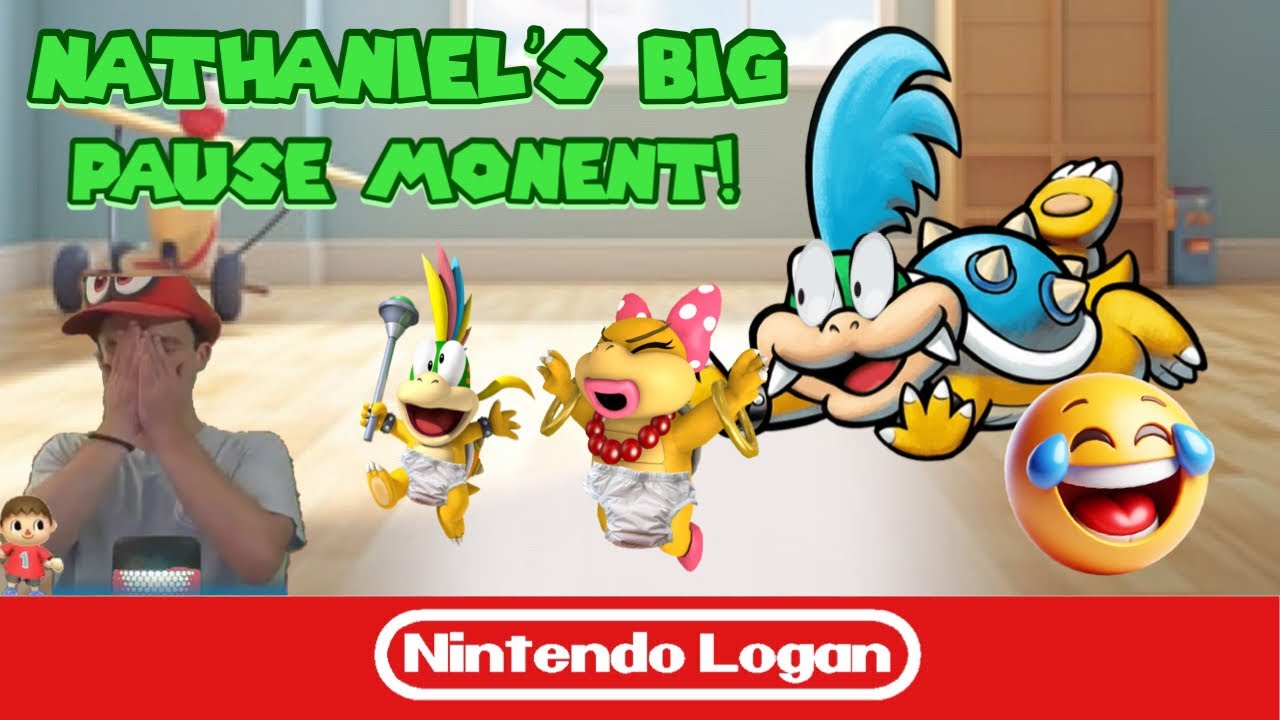 Nathaniel’s BIG PAUSE Moment! | Nintendo Logan Clips! - YouTube