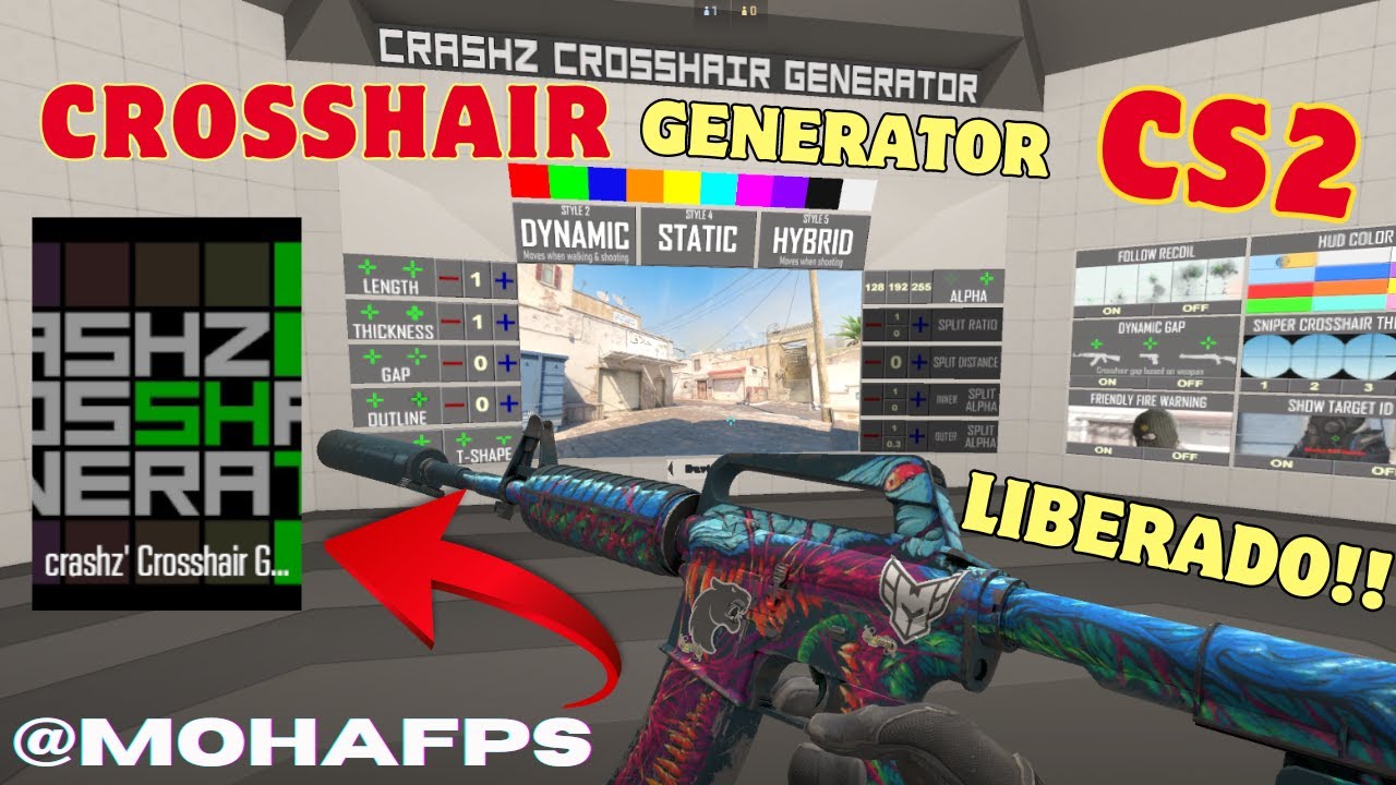 Como mudar sua mira no CS2 + mapa treino | Tutorial - YouTube