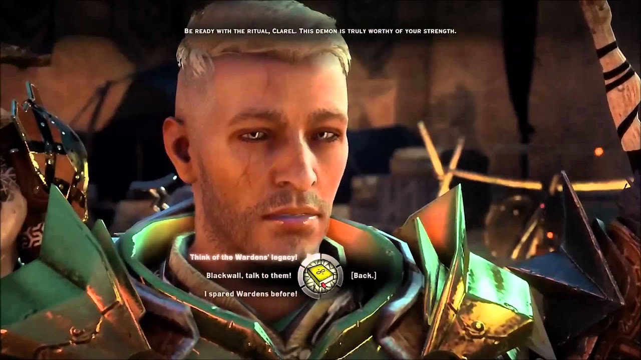 DA: I ~ Alphonse Trevelyan - Confronting Warden Commander Clarel - YouTube