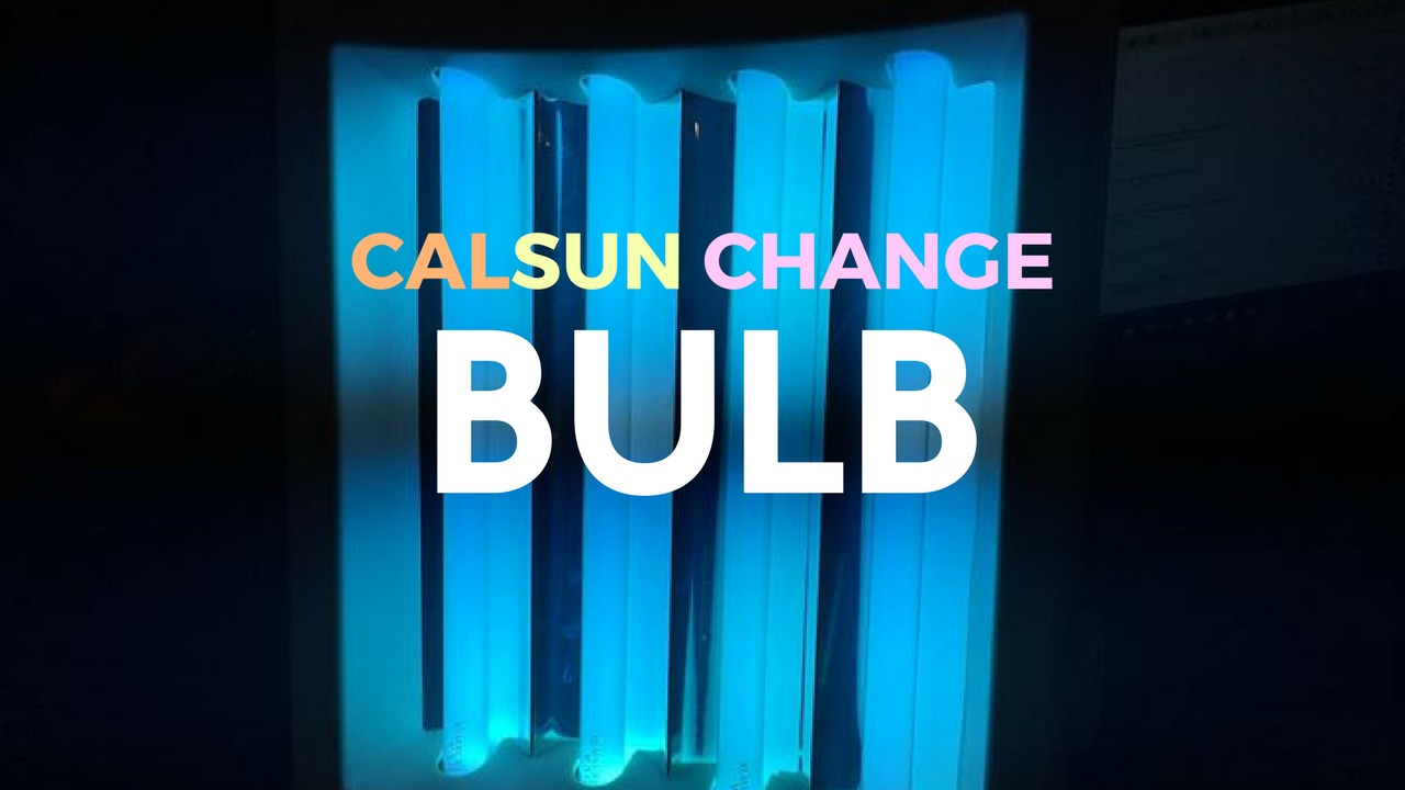 How to change the bulb in your CalSun Facial Tanner. Plus ...