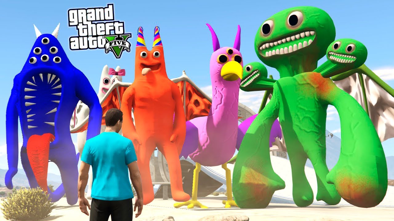 CRIEI a CRECHE do BAN BAN MONSTRO GIGANTE no GTA 5 ! ( Garten Of Banban ...