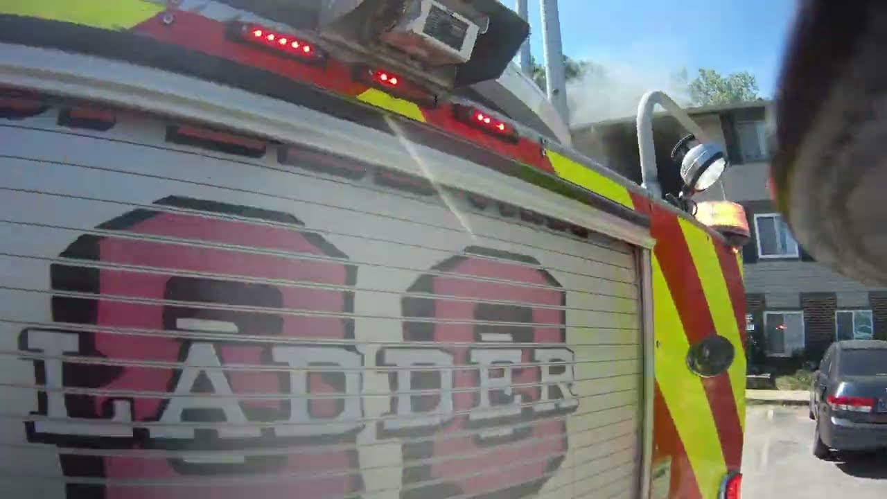 Ladder 88 Summer 22’ Fire Helmet Cam 4k - YouTube