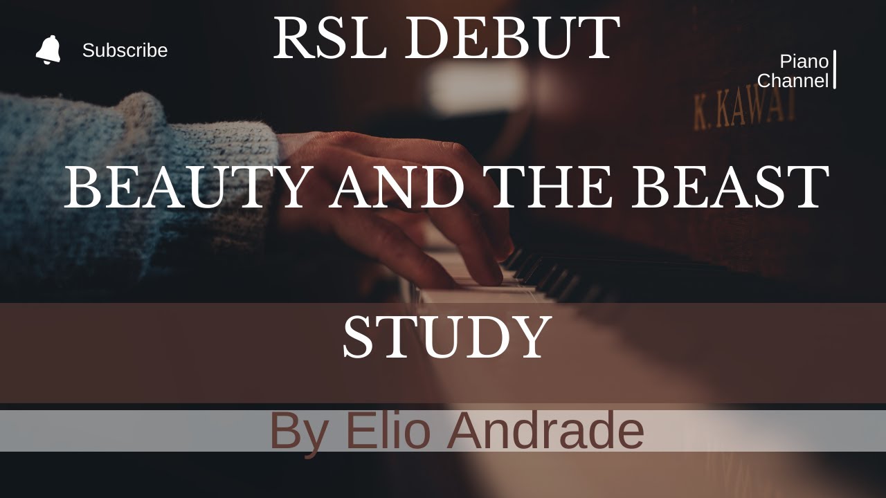 Elio Andrade RSL Piano Debut Beauty And The Beast - YouTube