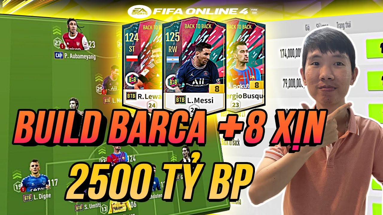 THÀNH HOÀ BUILD TEAM BARCA +8 2500 TỶ BP XỊN NHẤT MÙA MỚI NHẤT TRONG ...