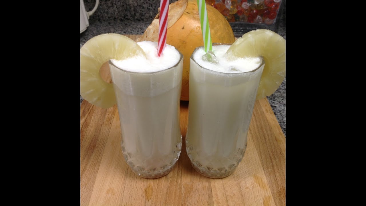 Pina colada/ how to make pina colada at home/ virgin pina colada recipe ...
