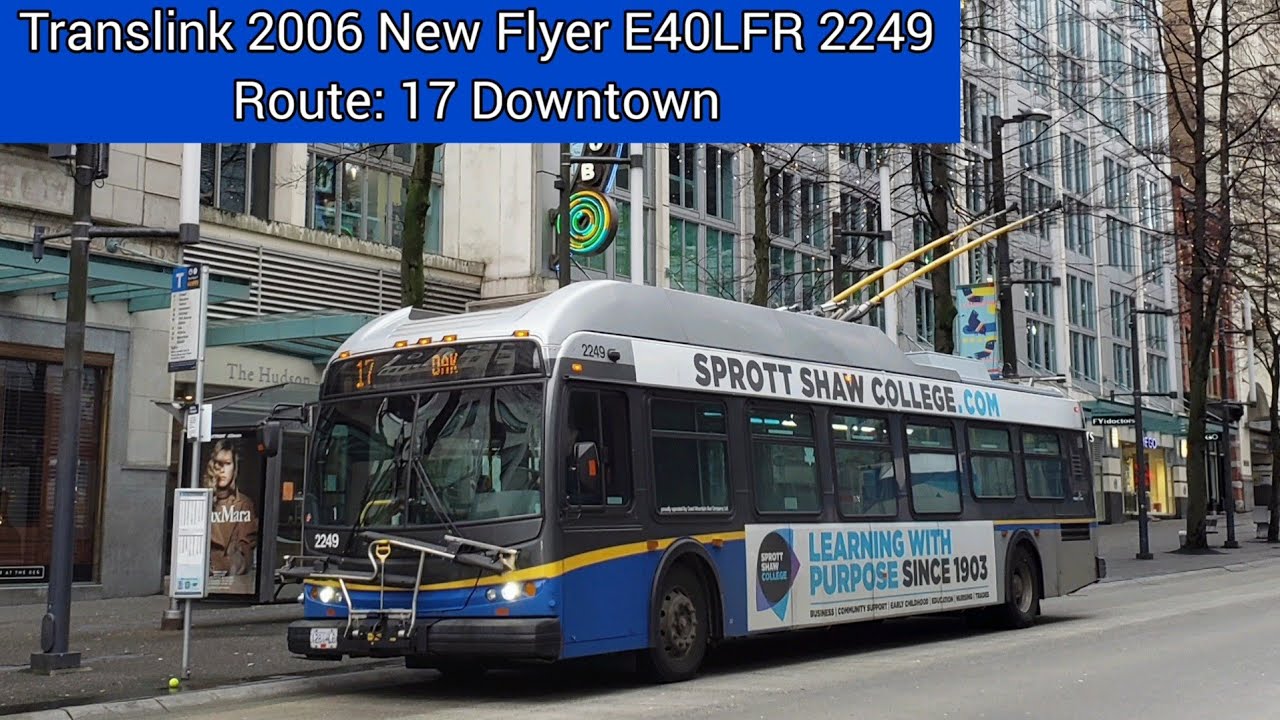 Translink CMBC 2006 New Flyer E40LFR 2249 - YouTube