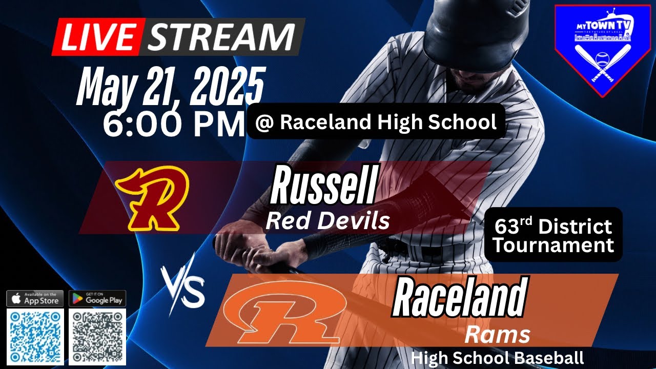 63rd District Baseball - Russell vs Raceland @ Raceland. Watch at ...