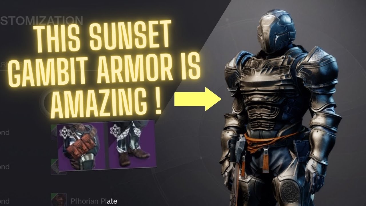 DESTINY 2 FASHION HOW TO STYLE THE SUNSET GAMBIT LEGS (ILLICIT REAPER ...