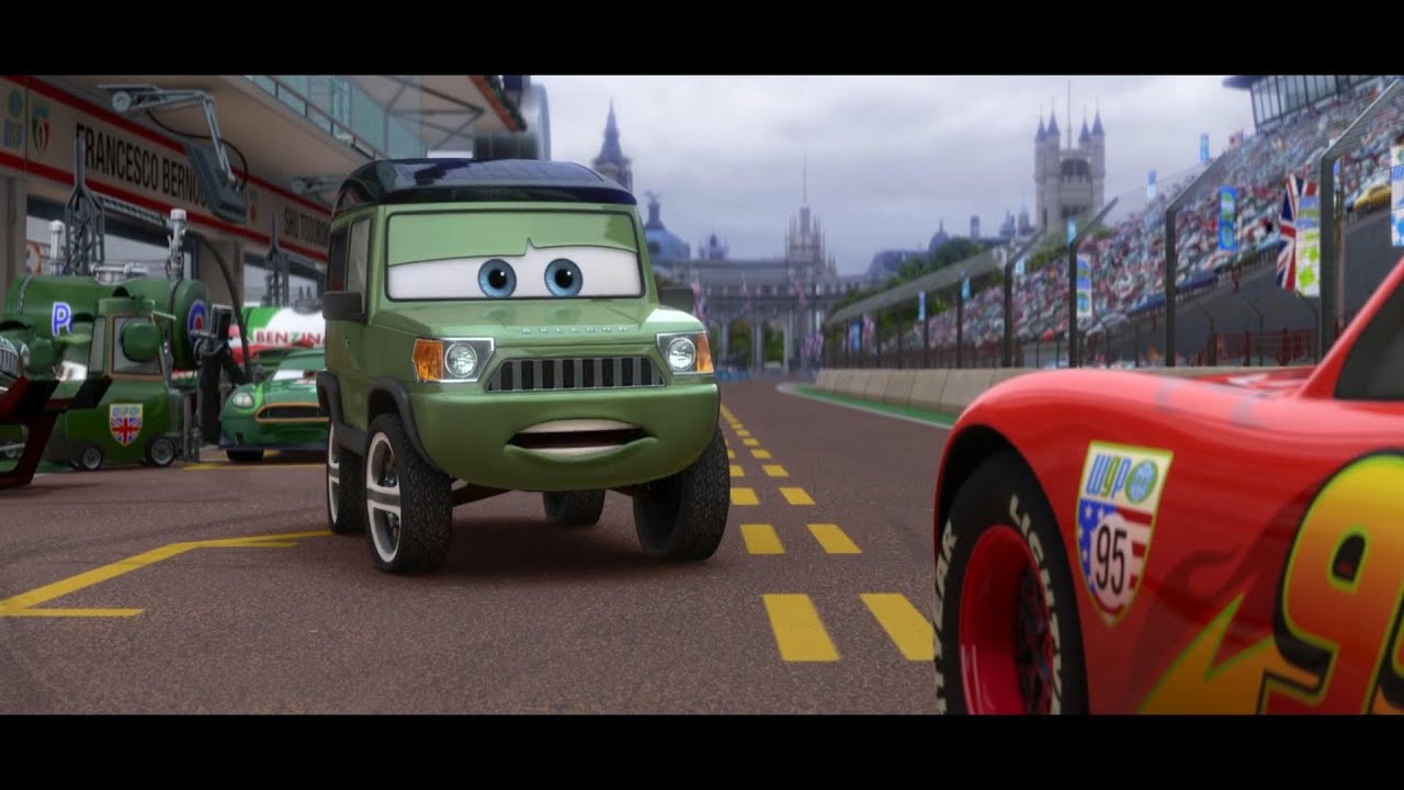 Cars 2 - before the London race - YouTube