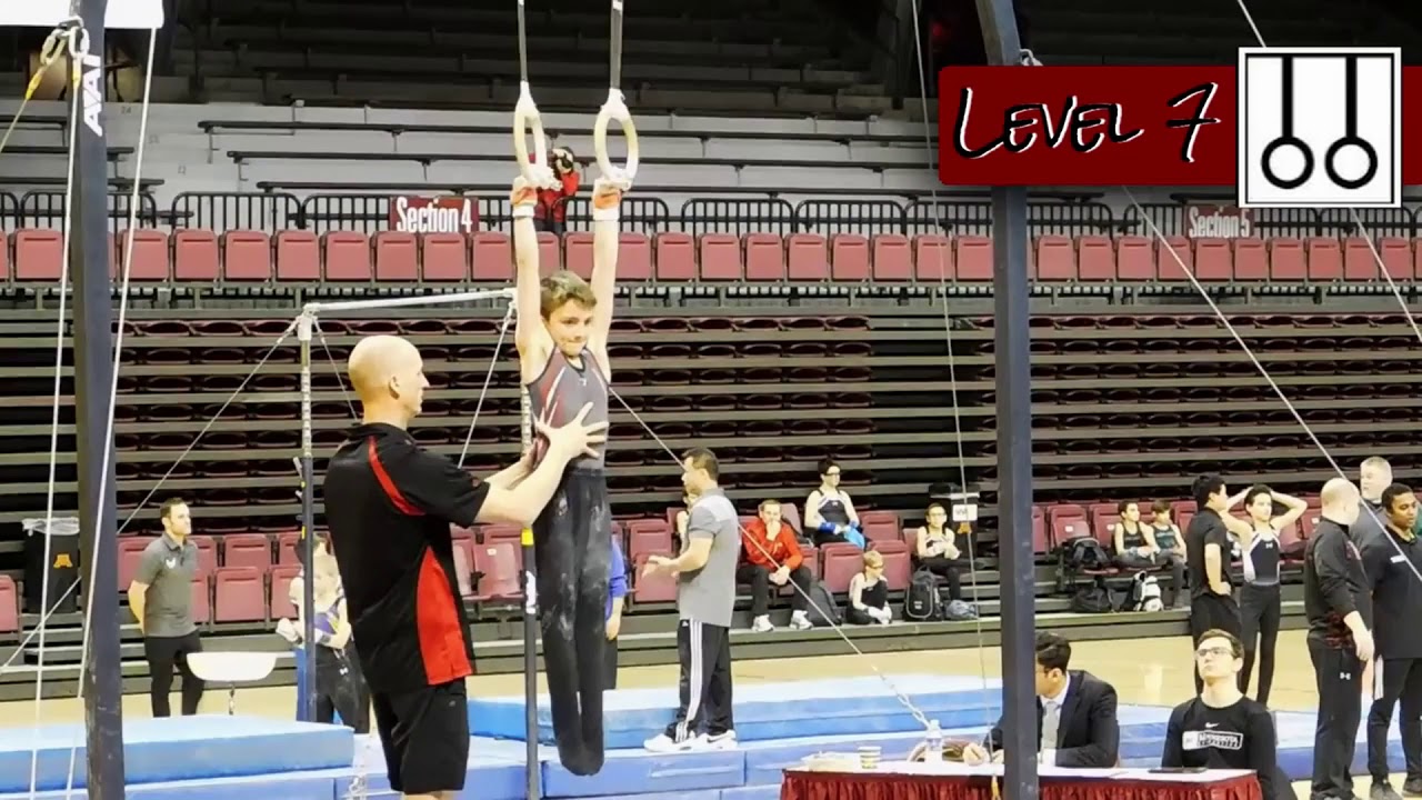 Still Rings ~ USAG Levels 4 - 8 ~ Gymnastics Progression - YouTube