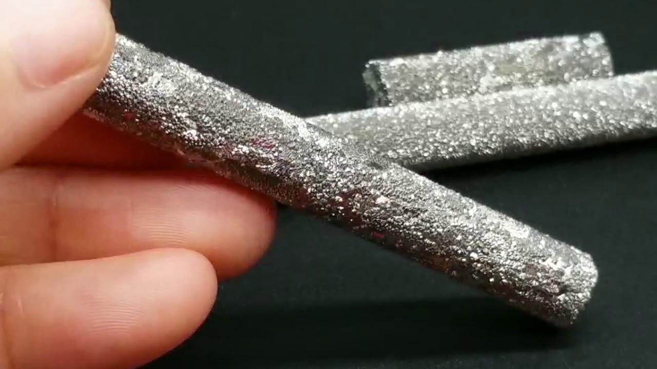 Polar Metals Solid Tungsten Crystal Bar 99 95% on Kranite.com - YouTube