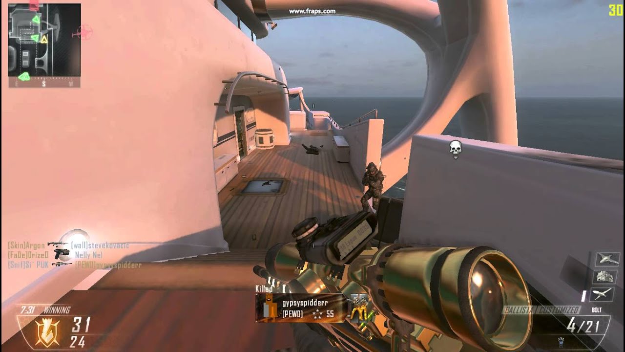 Black Ops 2 gameplay Map Hijacked - YouTube