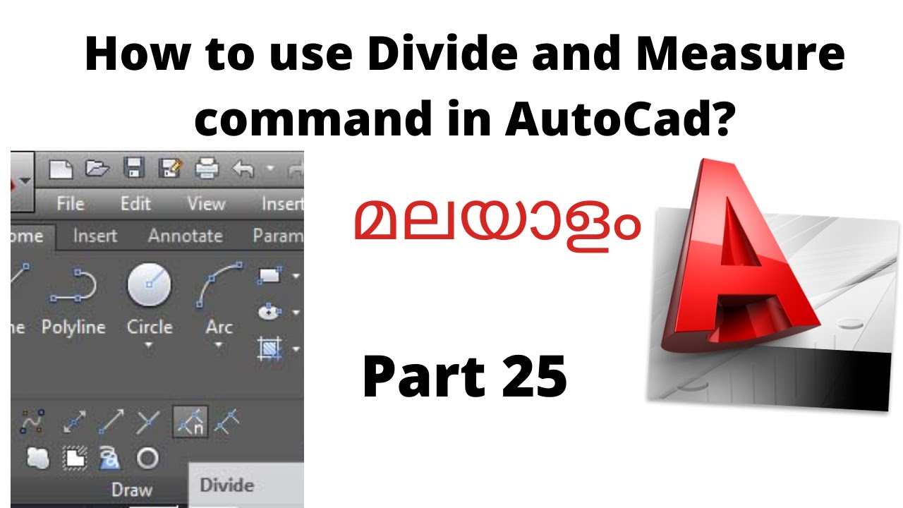 How To Use Divide Measure Command In AutoCAD Part 25 YouTube How To Use Divide Measure Command In AutoCAD Part 25 YouTube
