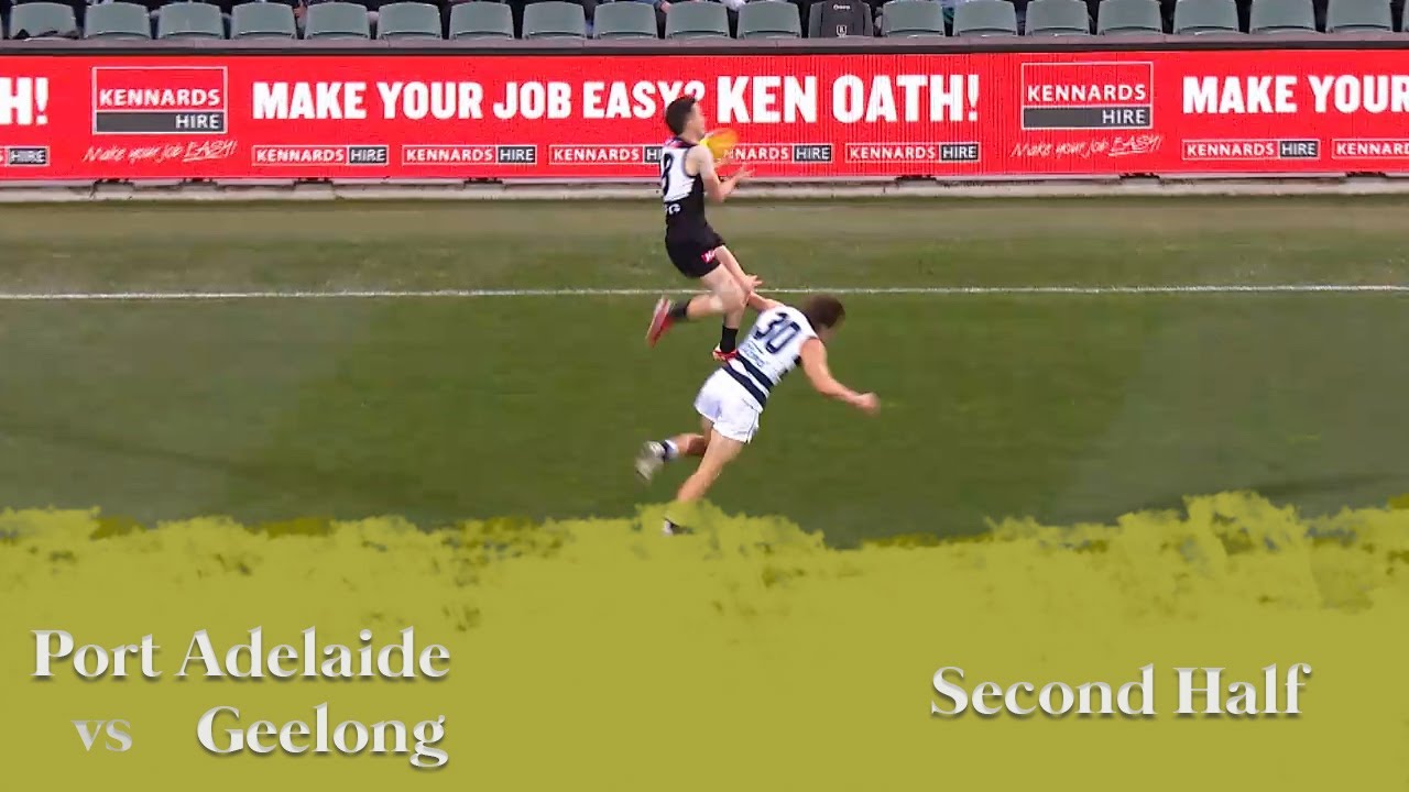 Port Adelaide vs Geelong All goals and highlights SECOND HALF ...