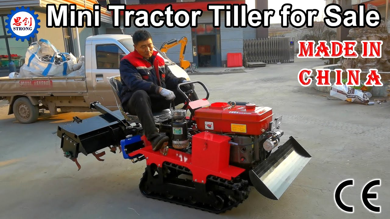 Compact Tracked Tractor with Micro Cultivator Made in China for Sale ...