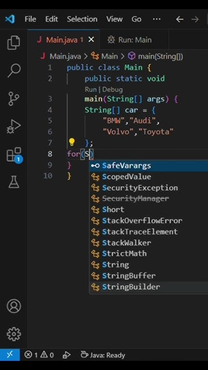 For-Each Loop || Java Complete Course #36 #viral #shorts #youtube #like #trending #java - YouTube