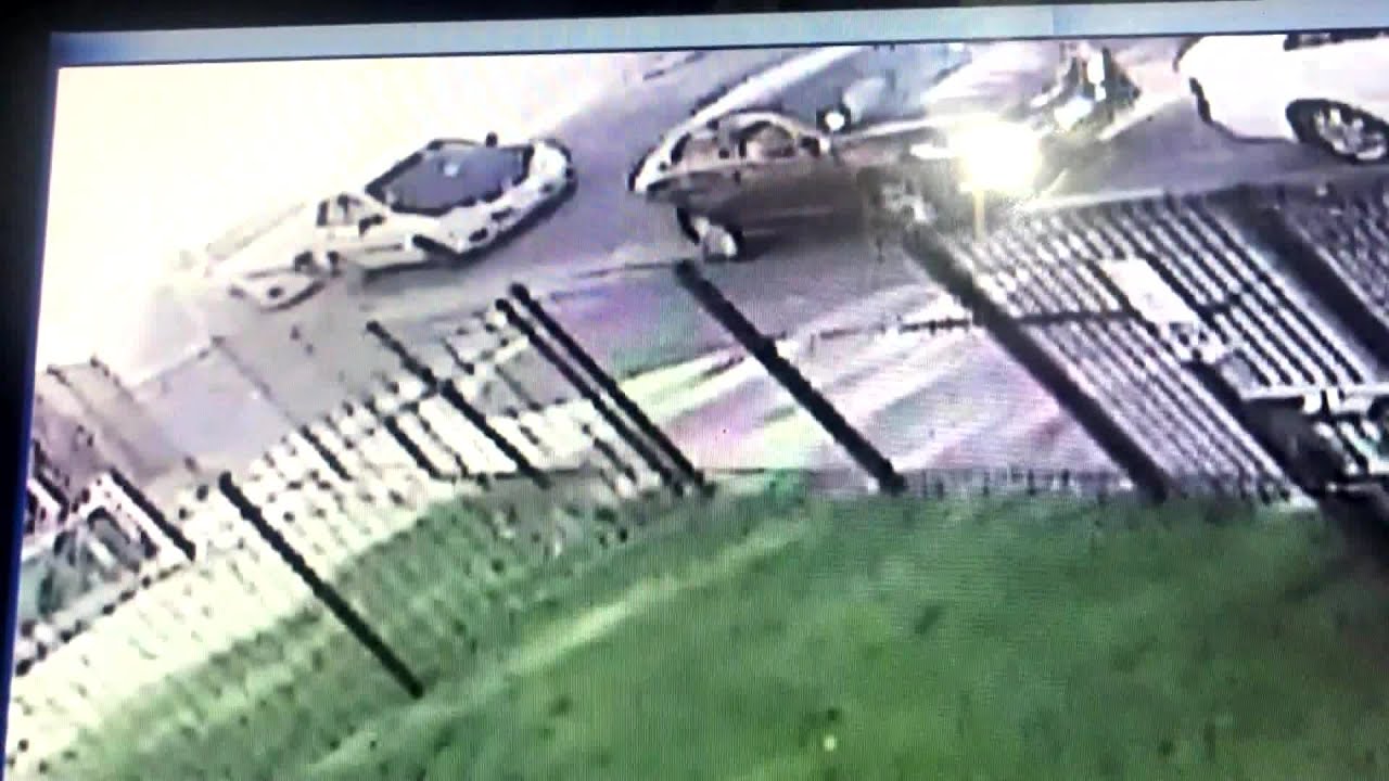 Surveillance video: West Side building explosion - YouTube