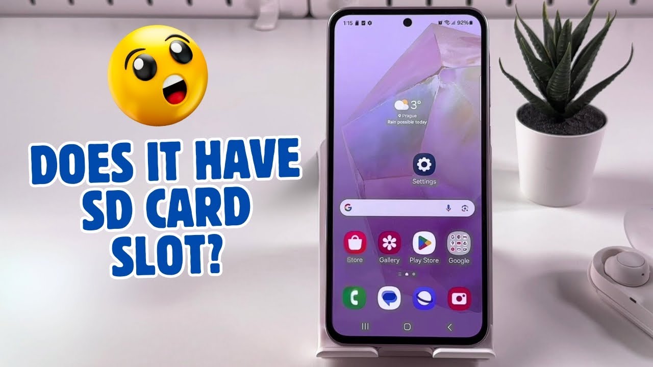 Does the Samsung Galaxy A35 5G Have an SD Card Slot? - YouTube