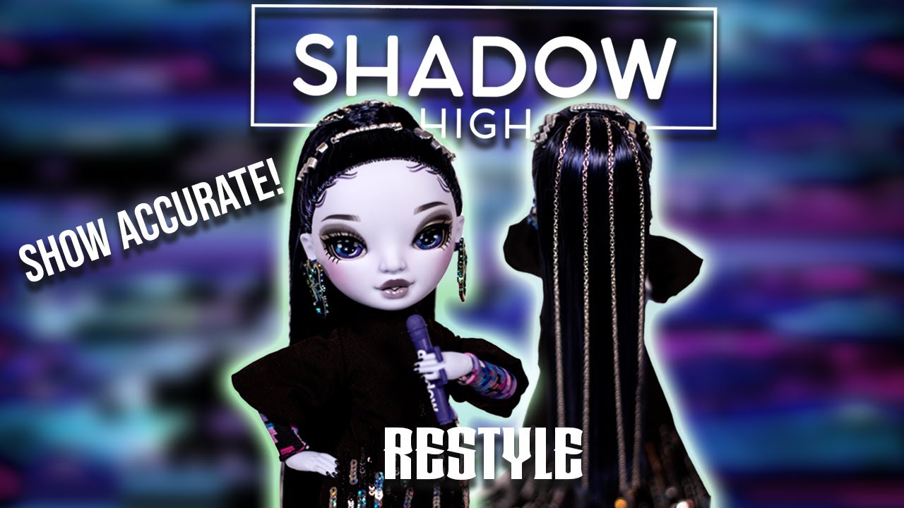 Giving Her the Hair She Deserved! Shadow High Series 2 Glitch Restyle ...