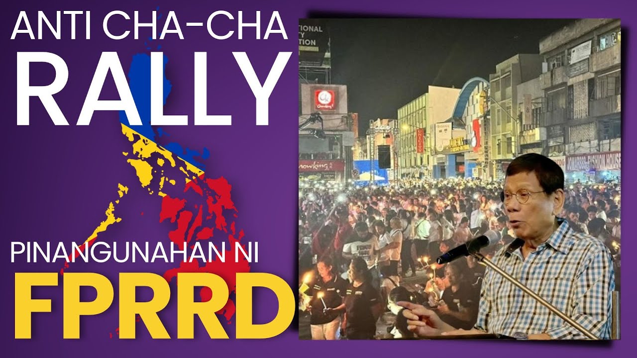FPRRD | Pinangunahan ang Anti-Charter Change Prayer Rally sa Davao City ...