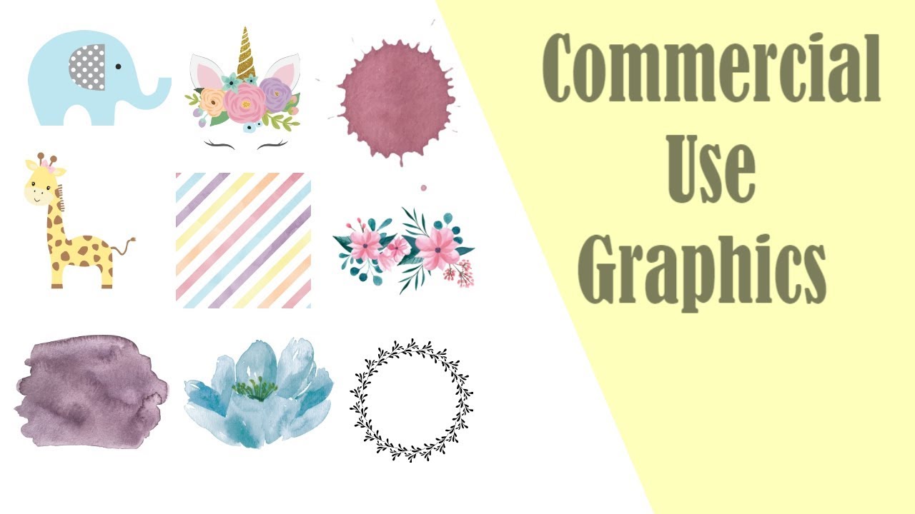 Commercial Use Graphics - YouTube