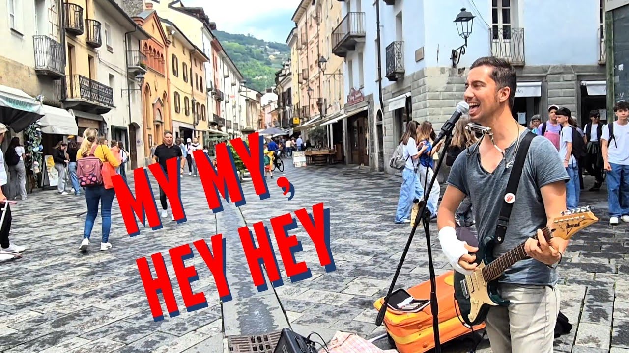 My My, Hey Hey (Neil Young) - Live in Aosta - Acoustic Cover - YouTube