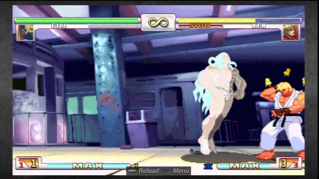 Street Fighter III 3rd Strike - Gill 100% Stun Fullscreen Combo (by OCV ...