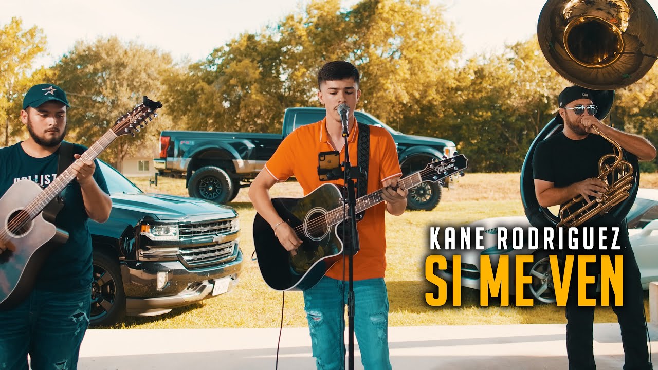 KANE RODRIGUEZ - SI ME VEN (COVER EN VIVO) LOS GEMELOS DE SINALOA - YouTube