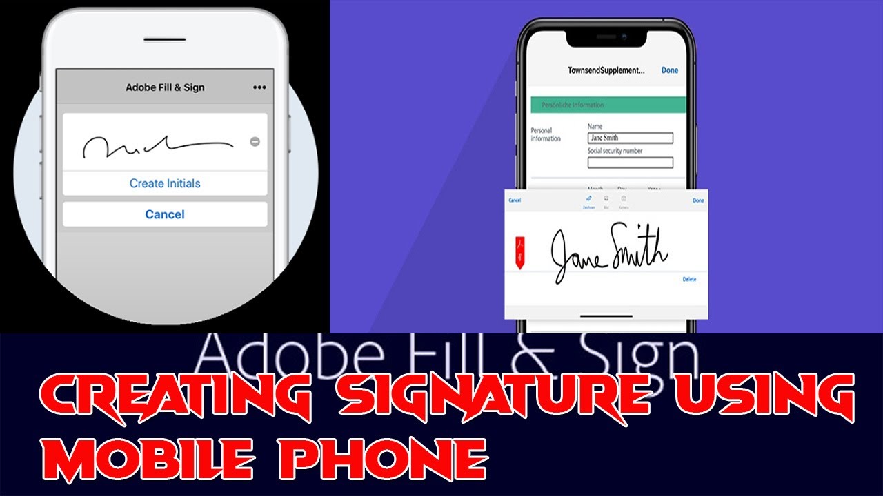 How to Put Signature on Soft Copy Documents using Mobile Phone. - YouTube