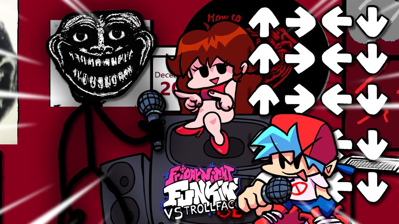 PghLFilms Meets a Trollface in Friday Night Funkin' - YouTube