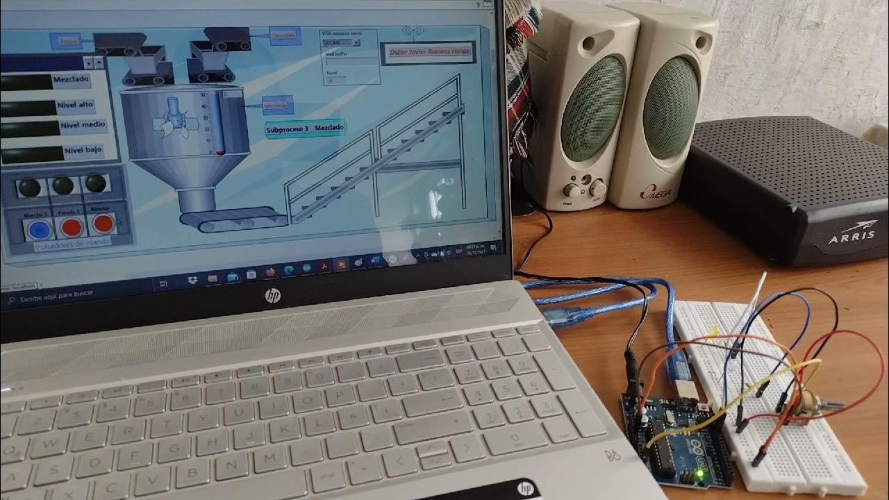 Comunicacion serial Arduino Labview - YouTube