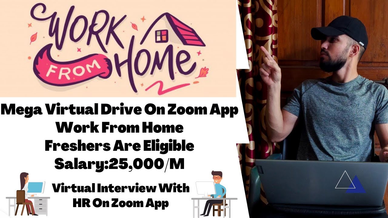 Work From Home Virtual Interview On Zoom Meeting App | Work From Home ...