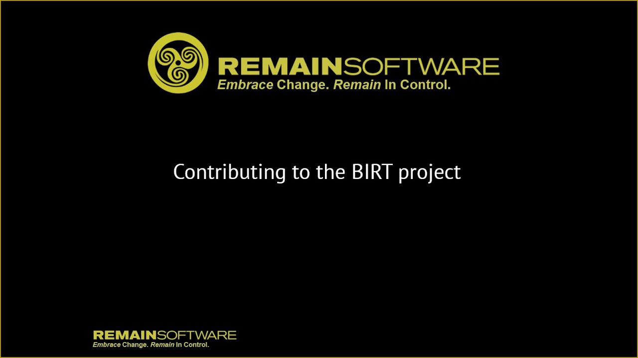 Contributing to the Eclipse BIRT project - YouTube