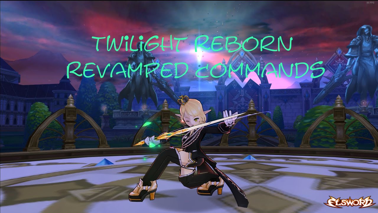 Elsword Rena(Twilight) Re:Born vs Pre-Re:Born Command Comparisons - YouTube
