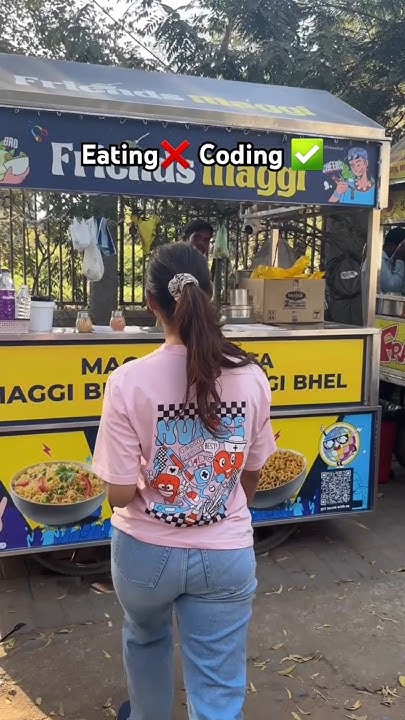 Subscribe for more coding tips⬆️ See aaj is coder girl ne kya kiya stall pe😱#trending #ai # ...